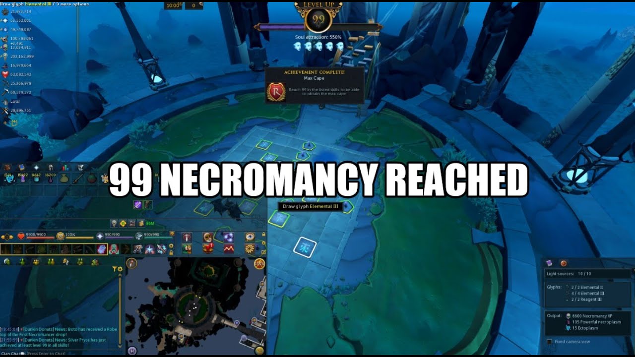 99 Necromancy reached | Runescape 3 - YouTube