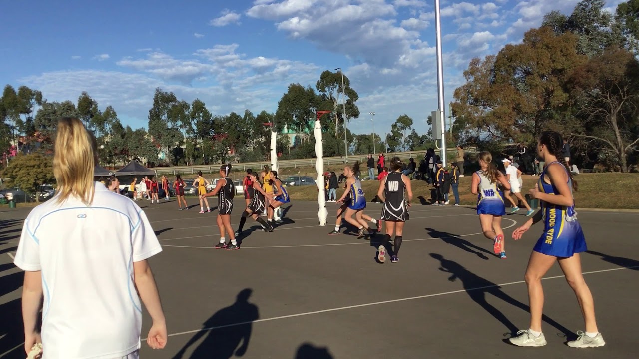 State Age Netball - Under 15's Eastwood Vs Inner West -1st half - YouTube