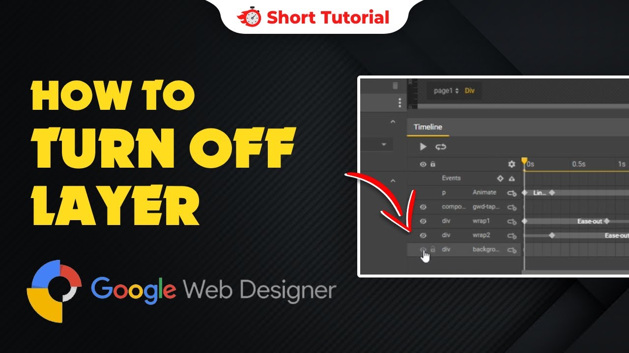 How To Turn Off Layer In Google Web Designer 2024 Skill Wave YouTube How To Turn Off Layer In Google Web Designer 2024 Skill Wave YouTube