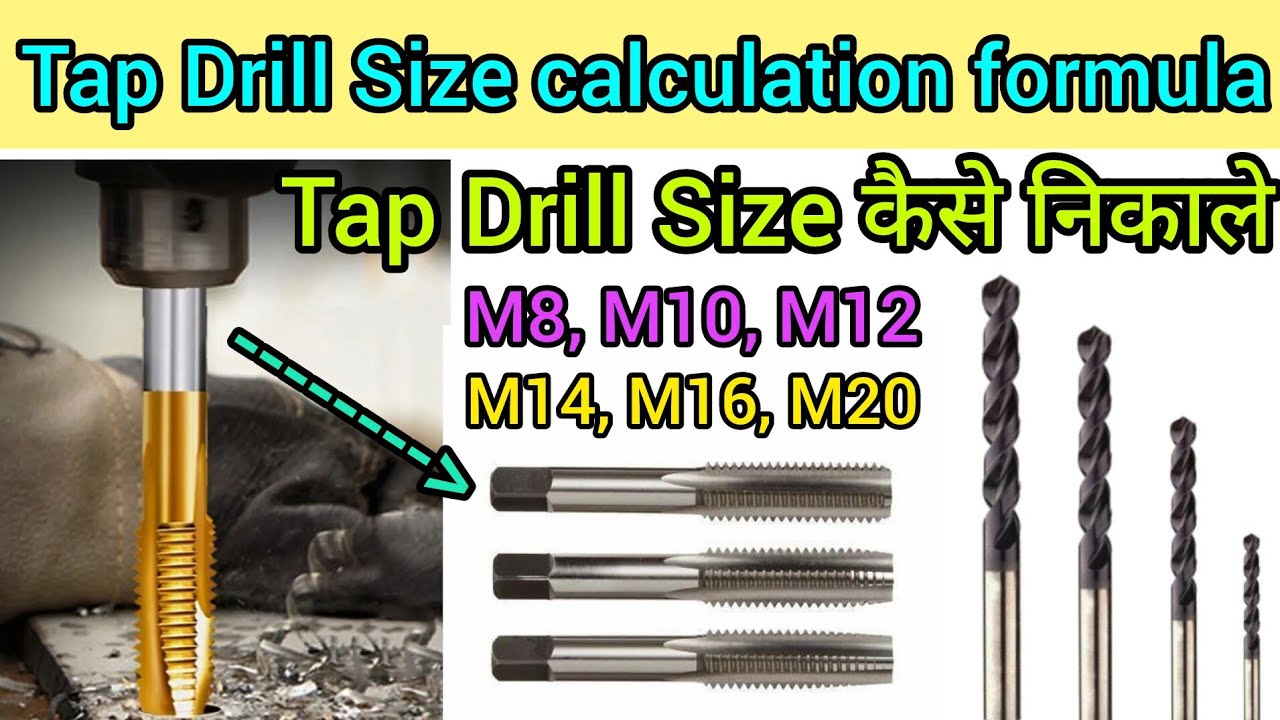 Tap and Drill size formula calculation | how to calculate tap drill ...