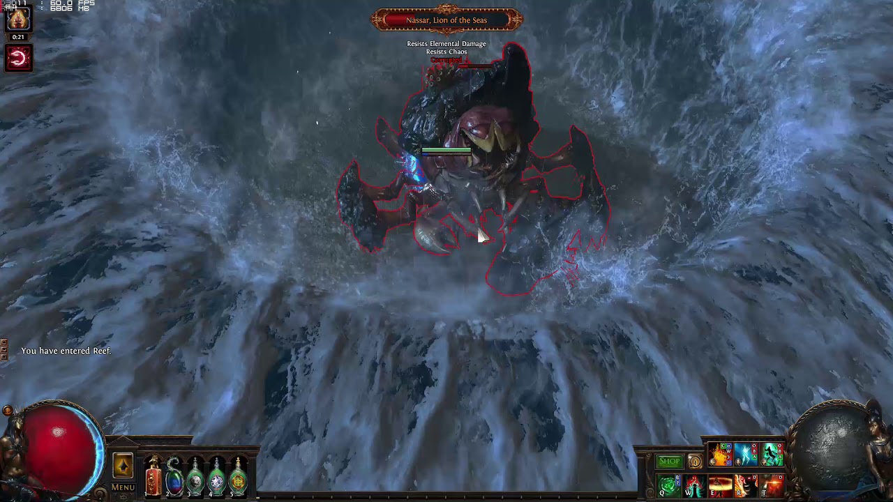 poe Reef map boss guide - YouTube