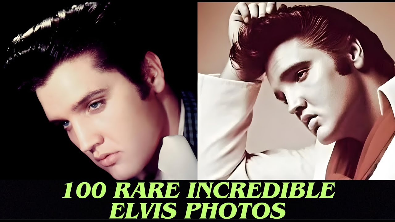 100 Rare Incredible Elvis Presley Photos.Music Composed And Recorded By ...