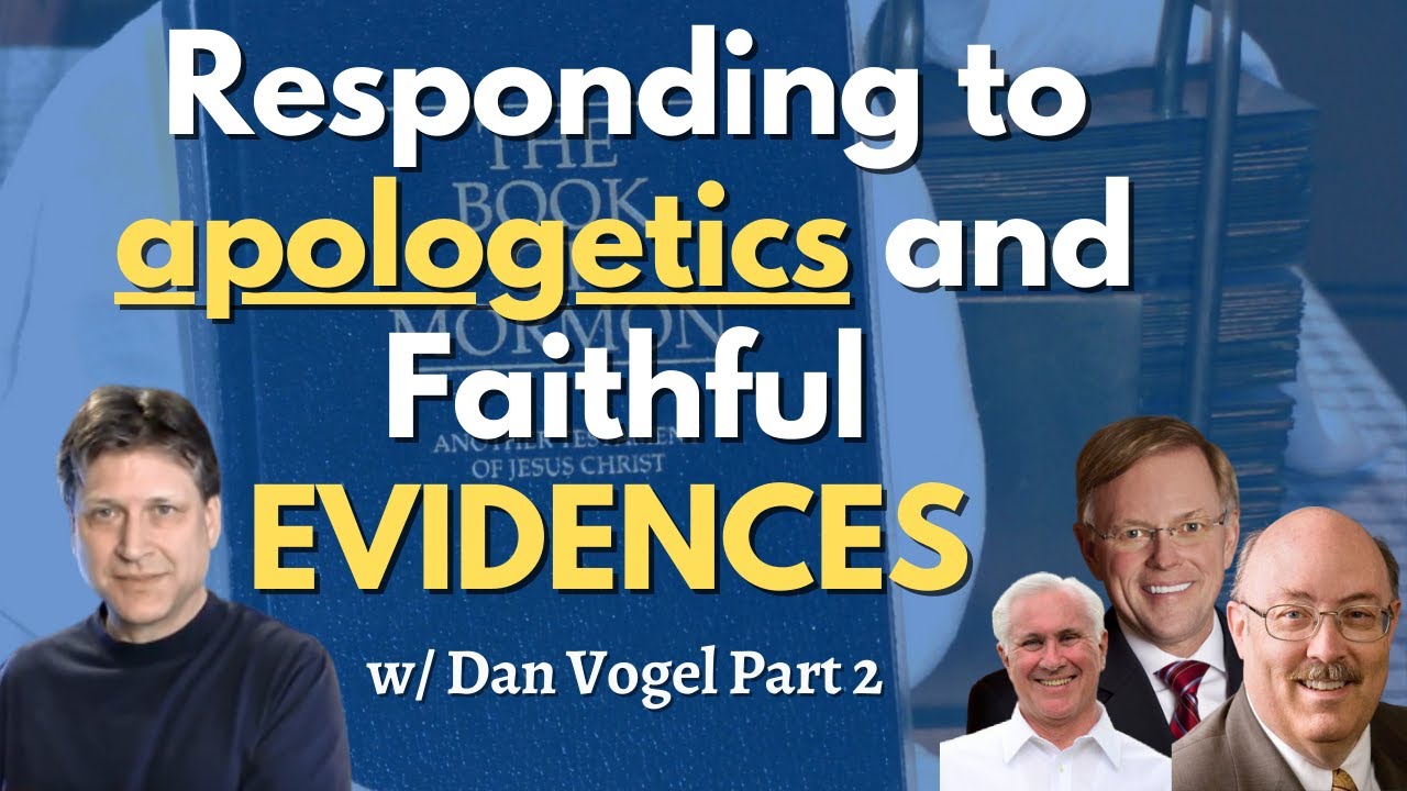 Dan Vogel responds to apologetic arguments for the Book of Mormon - YouTube