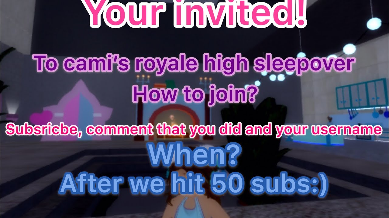 Royale high sleepover - YouTube