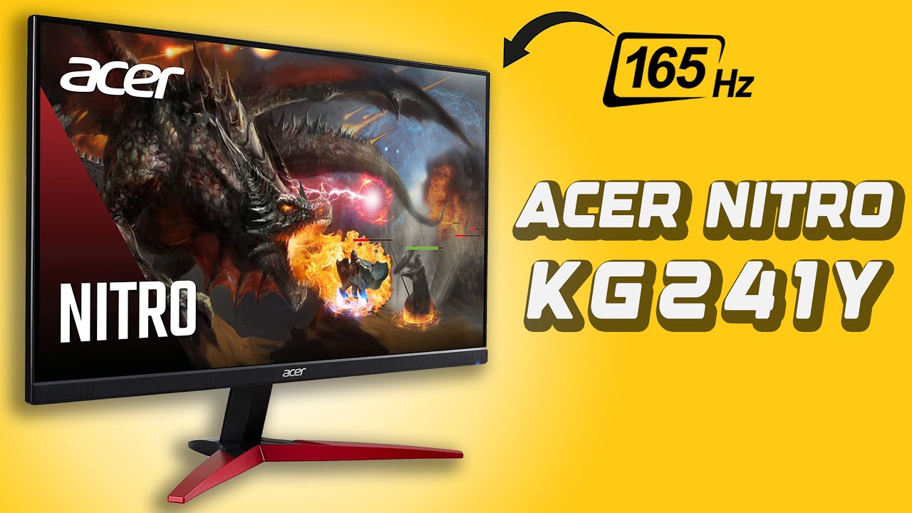 Acer Nitro KG241Y Full Overview - The Most Affordable Gaming Monitor ...