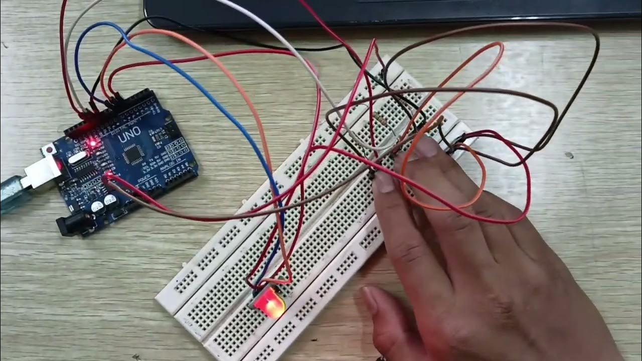 Membuat rangkaian saklar LED menggunakan arduino uno - YouTube