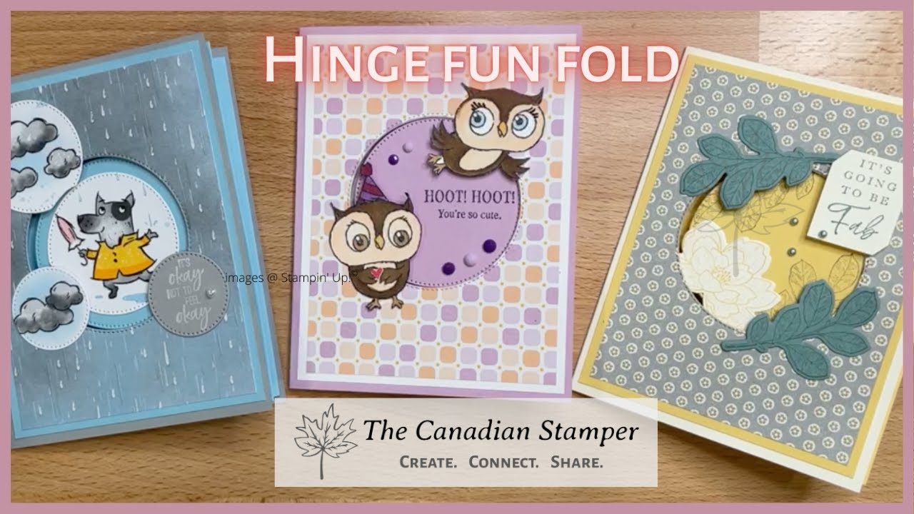 Hinge Fun Fold with 3 versions to inspire - YouTube