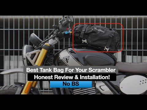 Kriega Tank Bag | Triumph Scrambler 400x | Gear Review [4K] - YouTube