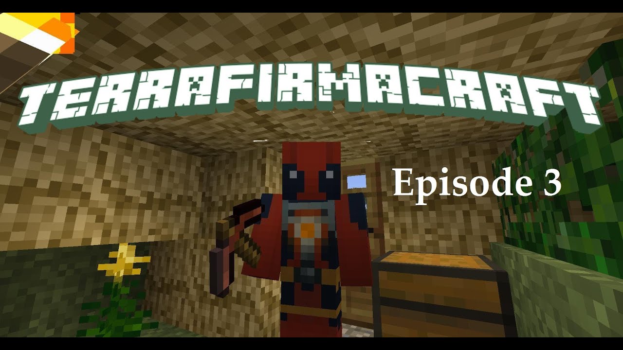 Minecraft:TerraFirmaCraft:Ep.3 "Saw and PickAxe,Finally!" - YouTube