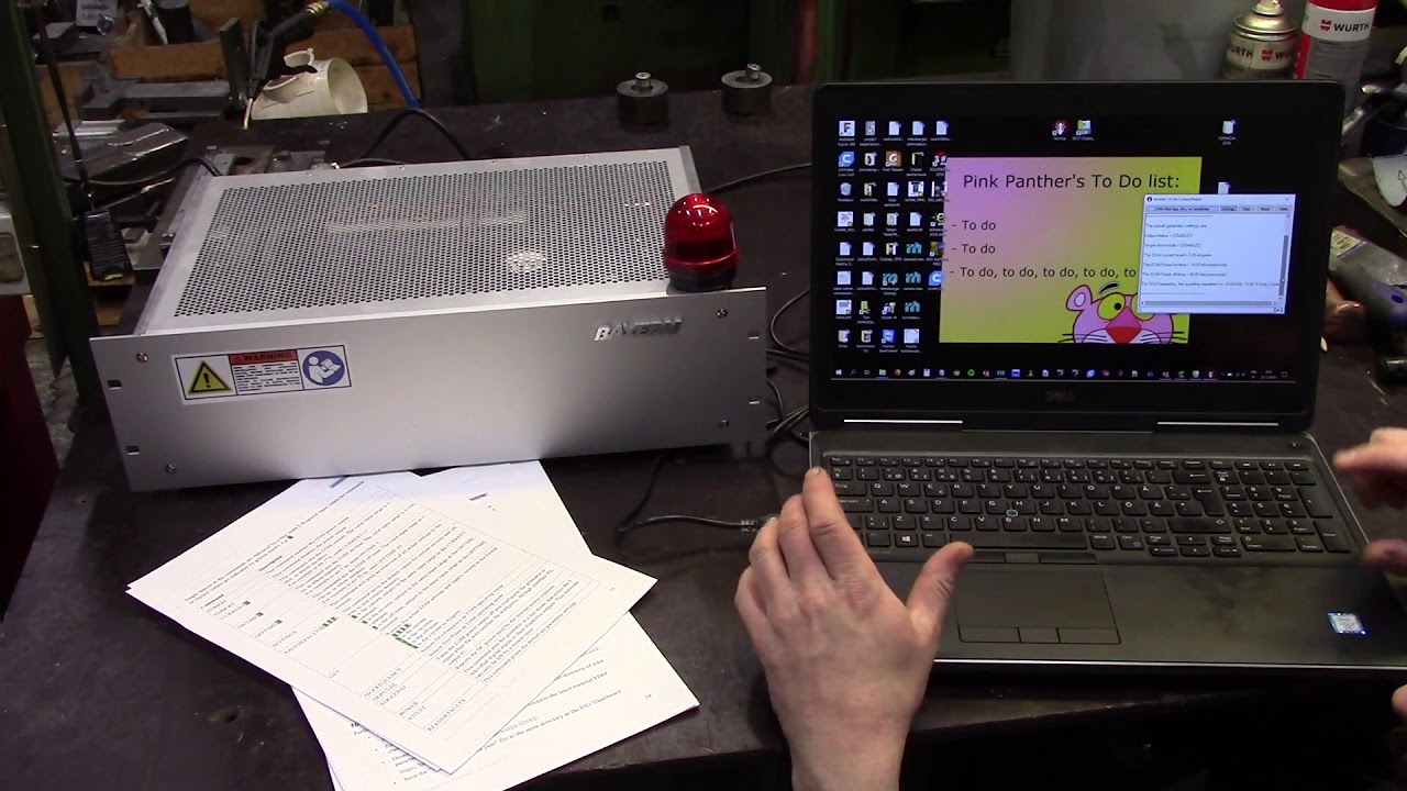 [4] BaxEDM BX17, first start of the generator - YouTube