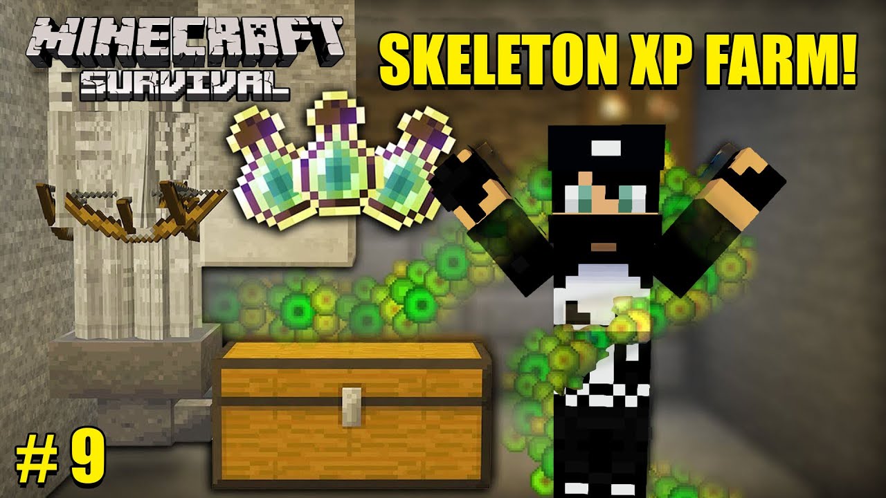 I MADE A SIMPLE MOB SPAWNER XP FARM | MINECRAFT GAMEPLAY #9 - YouTube