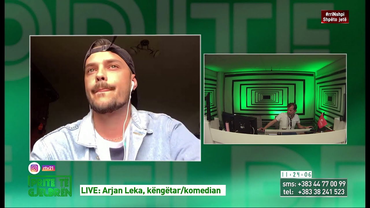 Arjan Leka, këngëtar/komedian - YouTube
