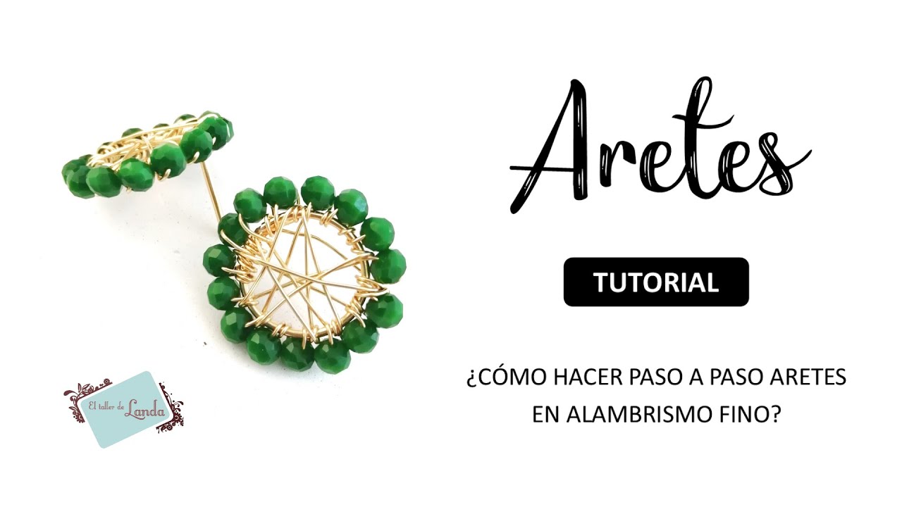 Tutorial: ARETES de CRISTALES o PERLAS con ALAMBRISMO FINO PASO A PASO ...