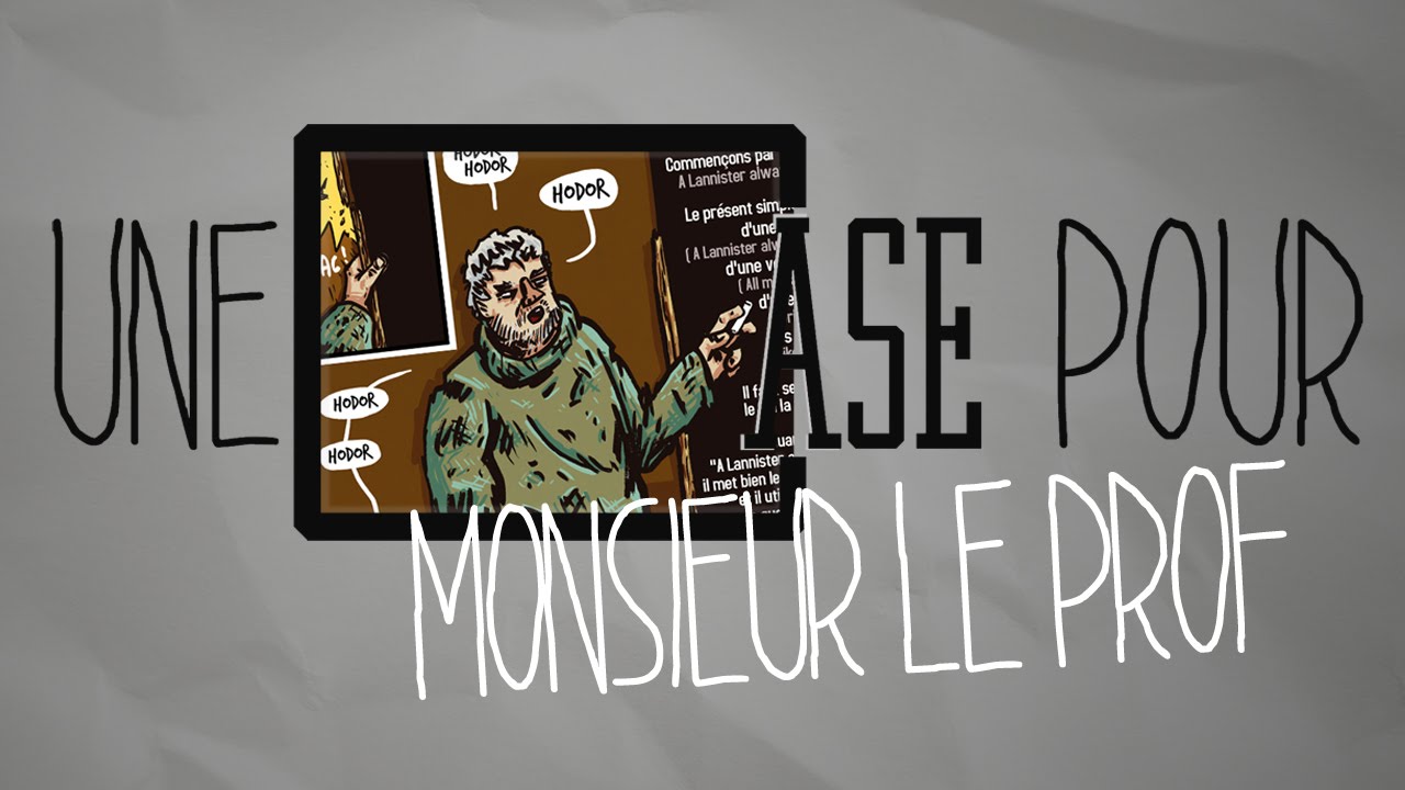 Une Case pour Monsieur Le Prof - YouTube