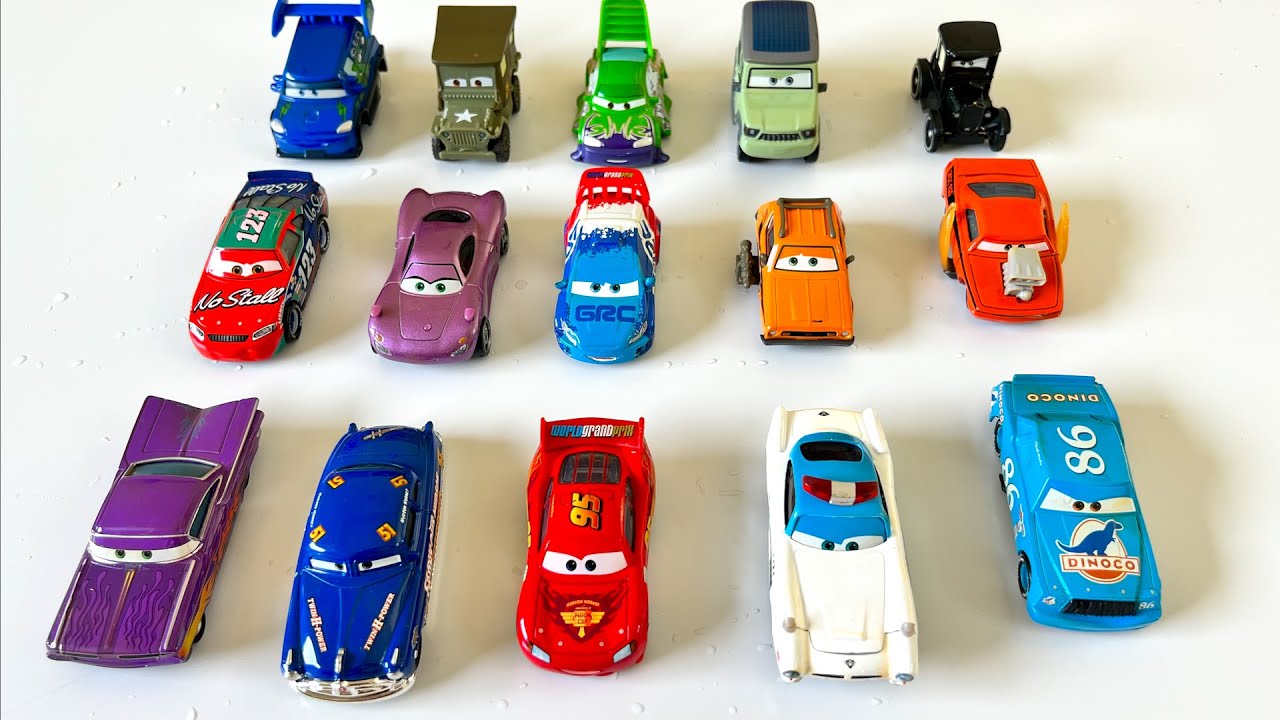 Disney Pixar Car 3 - Cleaning Lightning McQueen,Doc Hudson,Tow Mater ...