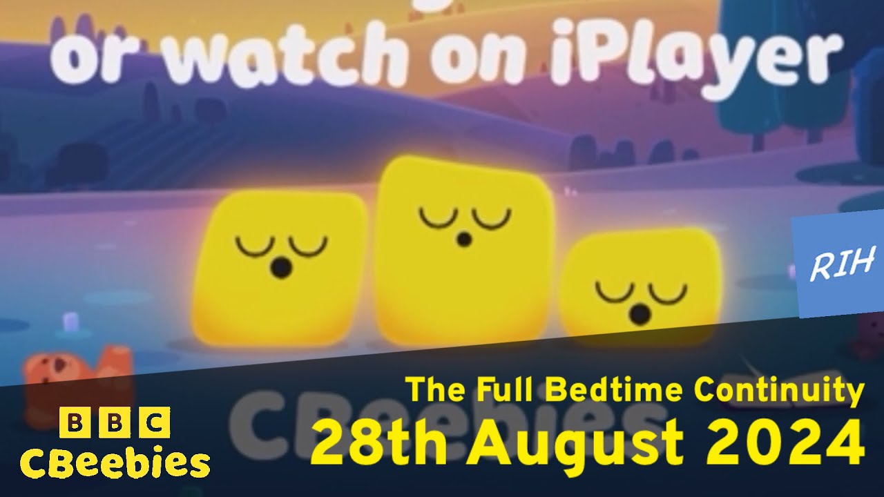 CBeebies Full Bedtime Continuity (28th August 2024) - YouTube