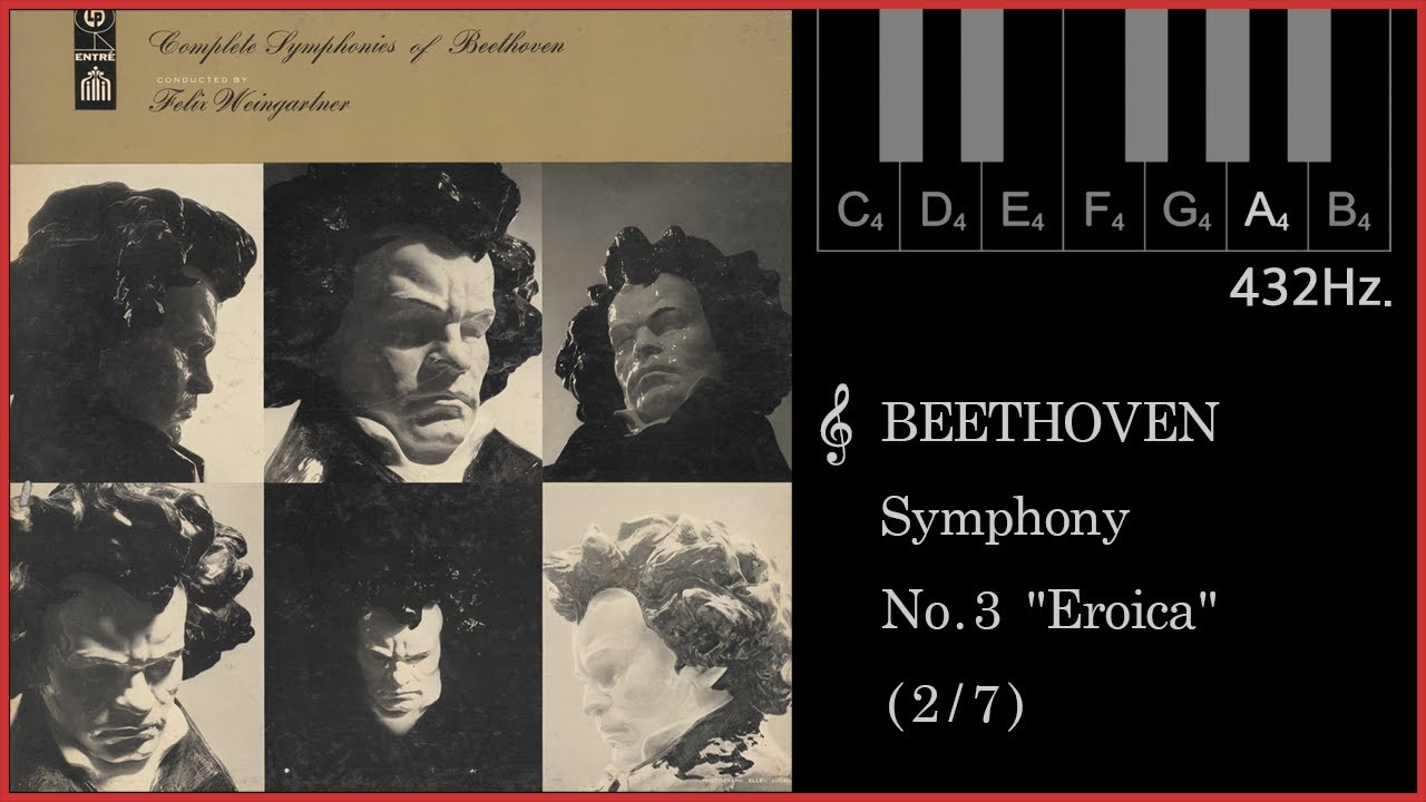 BEETHOVEN Symphony No.3 Complete Album - 1963 LP 2/7 - 432Hz HQ Music ...
