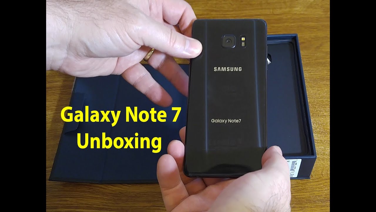 Samsung Galaxy Note 7 Unboxing - YouTube