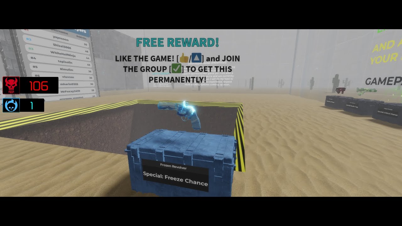 How to get Frozen Revolver In Area 51 - YouTube