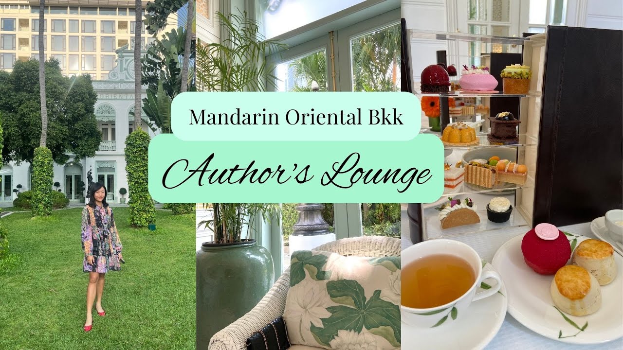 Author's Lounge Afternoon Tea | MO Bangkok - YouTube
