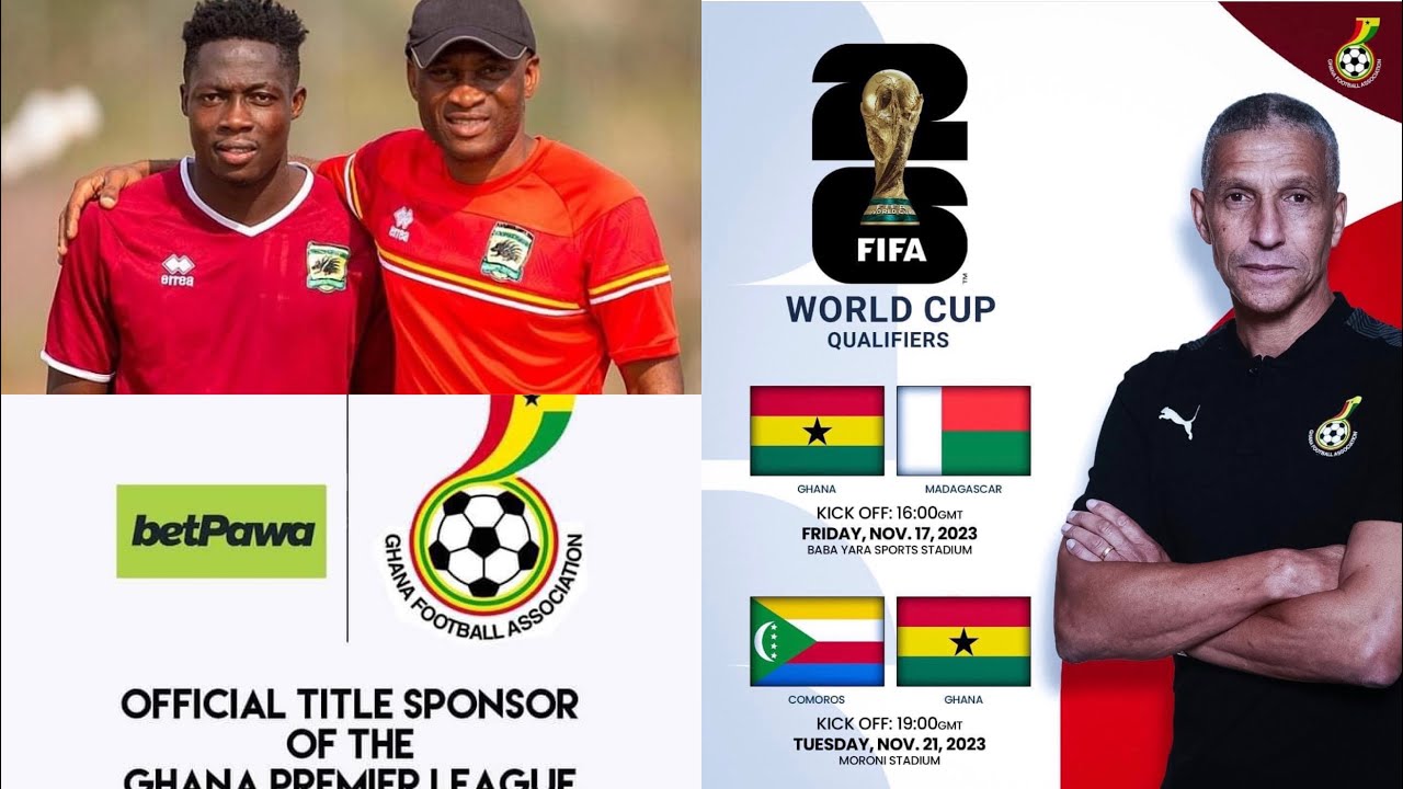 GPL MATCH DAY 10 FIXTURES, RESULTS, &TABLE.GHANA 23 MAN SQUAD FOR World ...