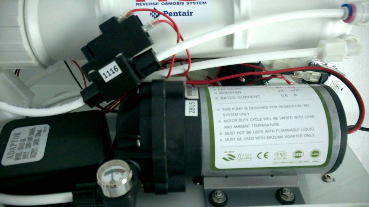 Reverse osmosis booster pump - YouTube