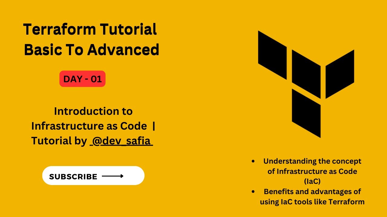 Introduction To Infrastructure As Code In Terraform Tutorial By Dev