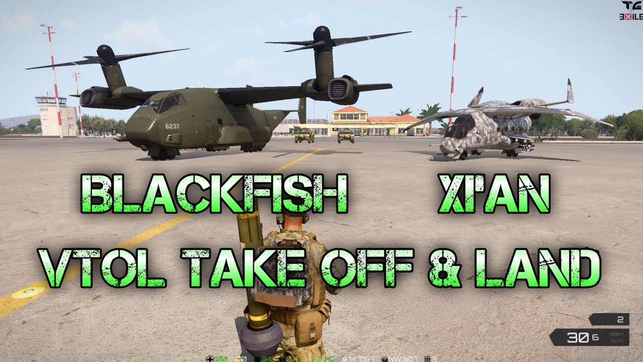 VTOL Take Off and Land (ARMA 3) - YouTube