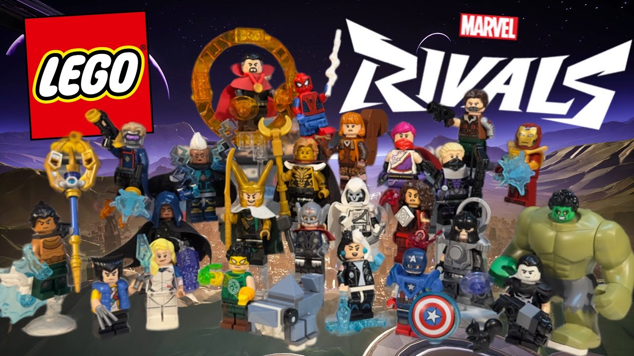 I made MARVEL RIVALS Characters in LEGO! - YouTube