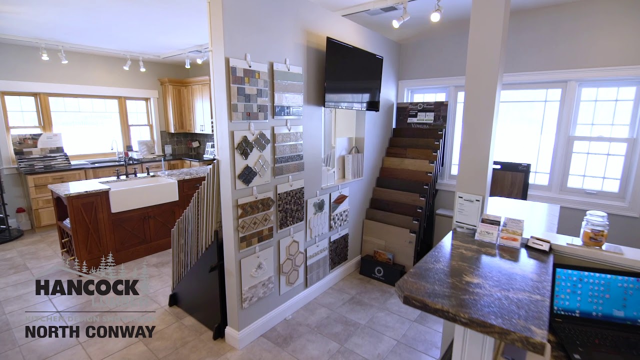 Hancock Lumber Kitchen Design Showroom Tour North Conway - YouTube