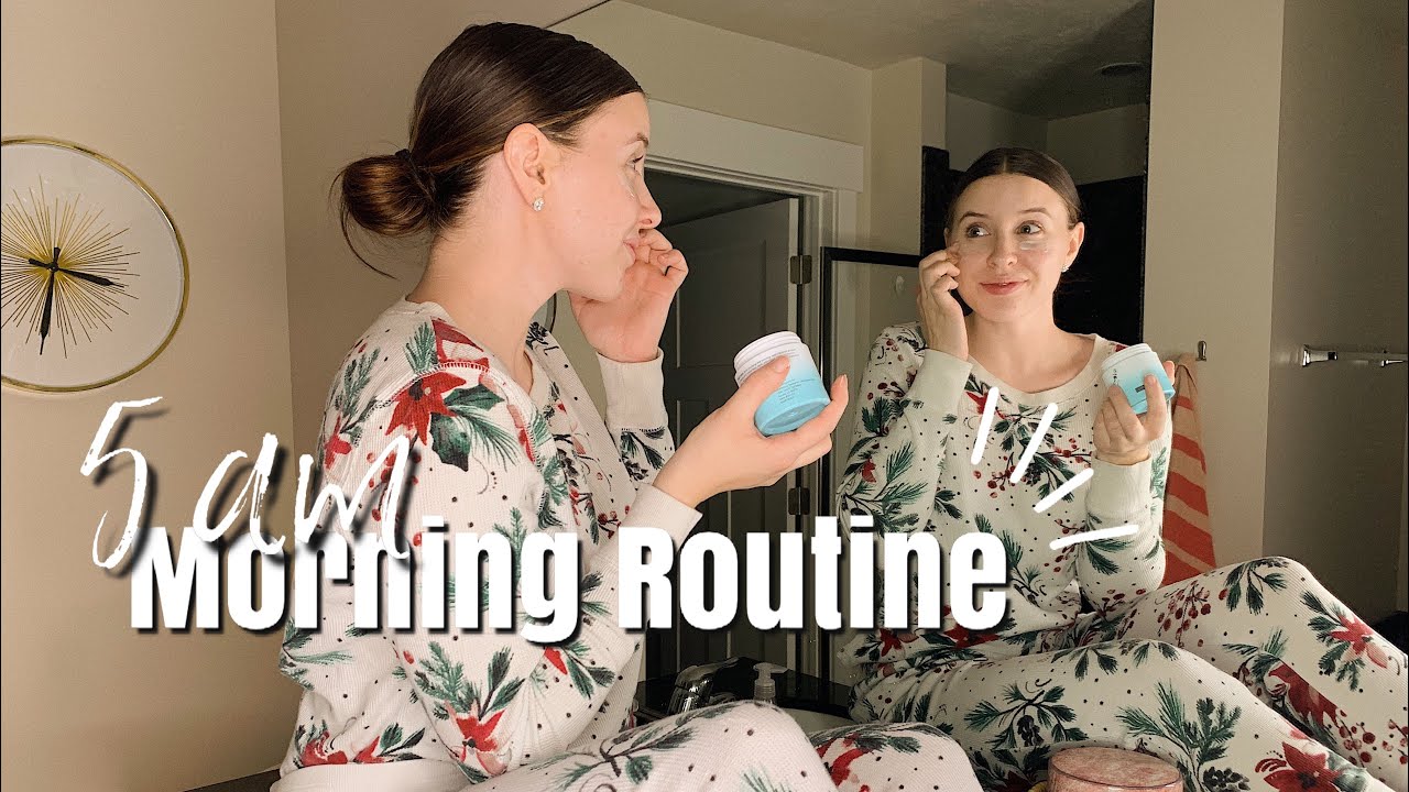 5am Morning Routine Vlogmas Day 15 Youtube