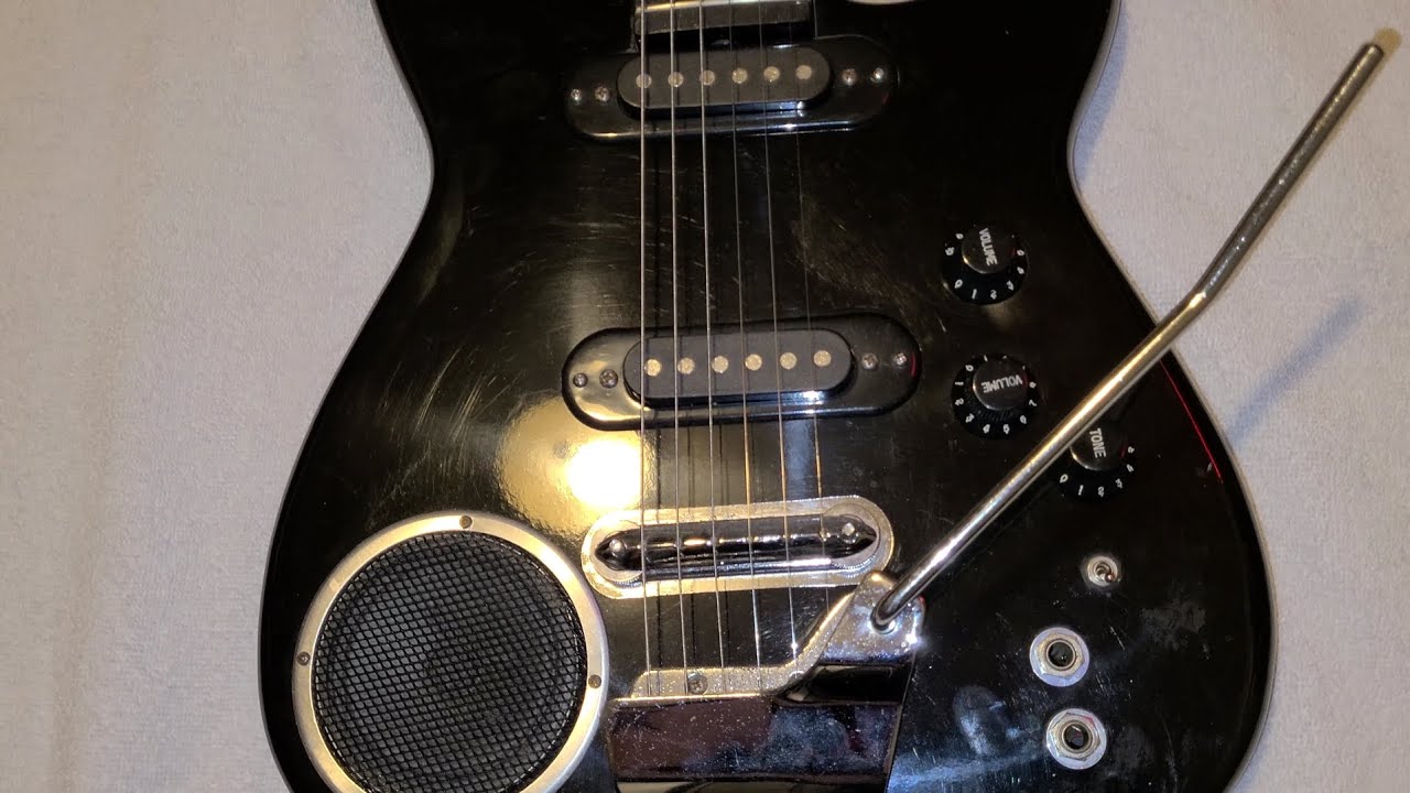 My $25 Terminator by Synsonics Guitar find~Full close-up look and ...