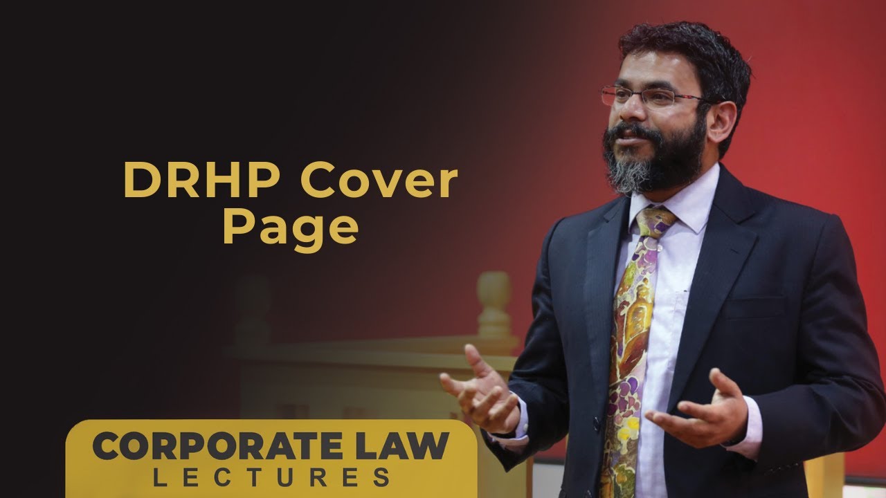 DRHP Cover Page - YouTube