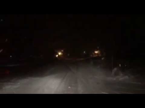 Κοζανη χιονοπτωση νυχτα 2016 - YouTube