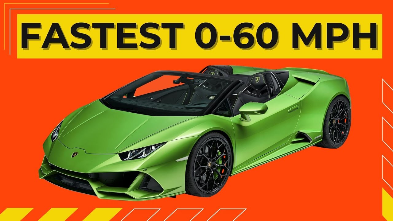 20 Fastest Cars in the World from 0 - 60 MPH - Motofixr - YouTube