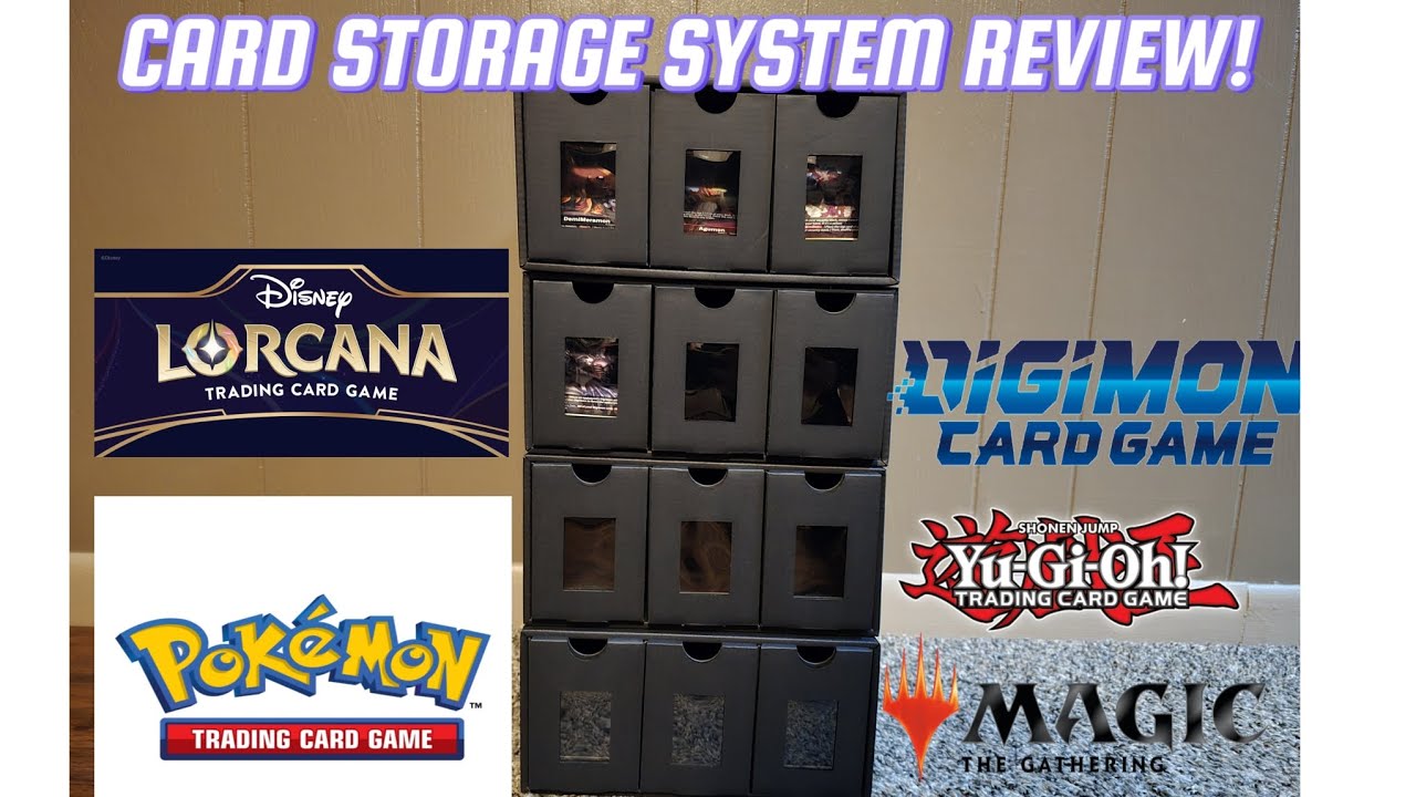 Card Storage System Review! Can cardboard store cards easily? #tcg ...