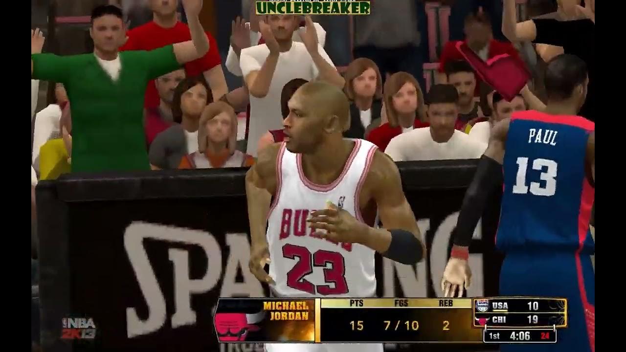 Jordan and Pippen vs Team USA | NBA 2K13 - YouTube
