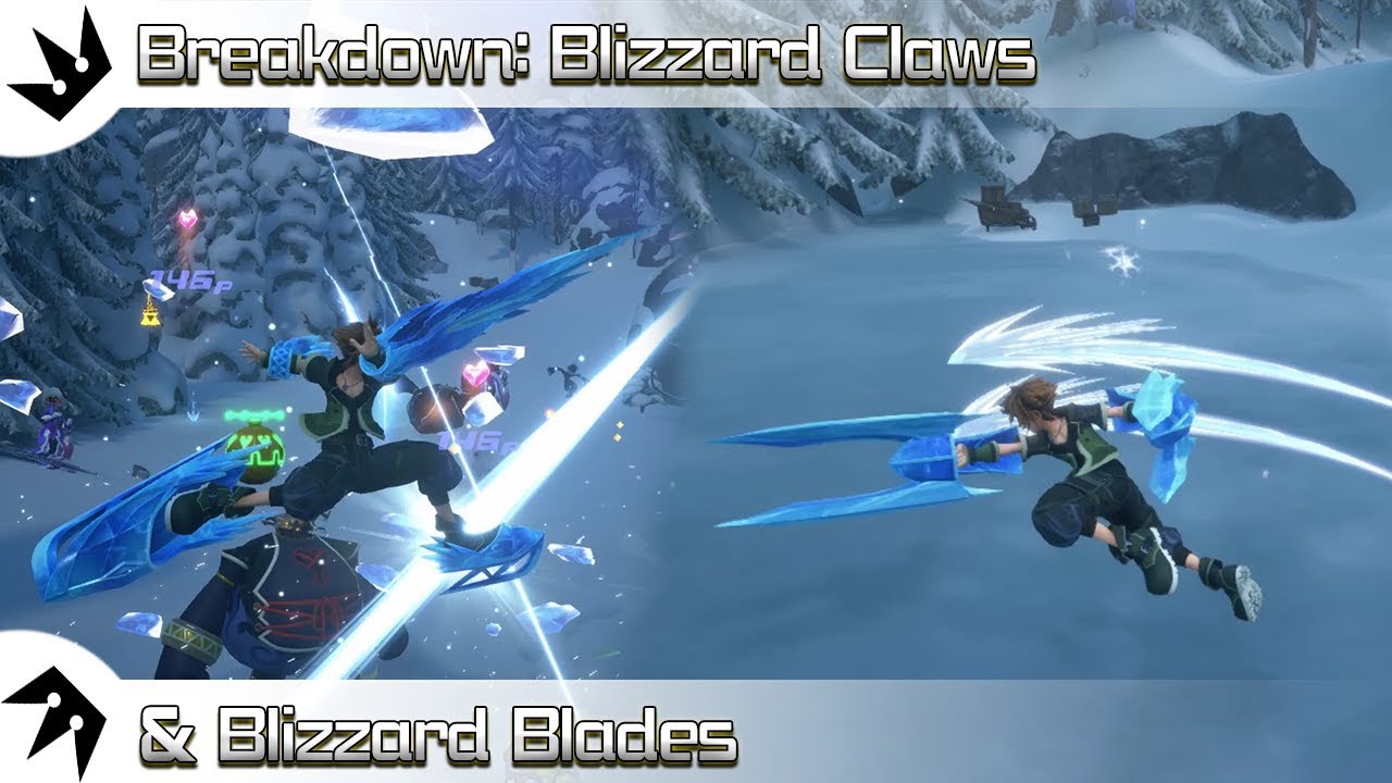 Formchange Breakdown: Blizzard Claws & Blizzard Blades ~ Kingdom Hearts ...