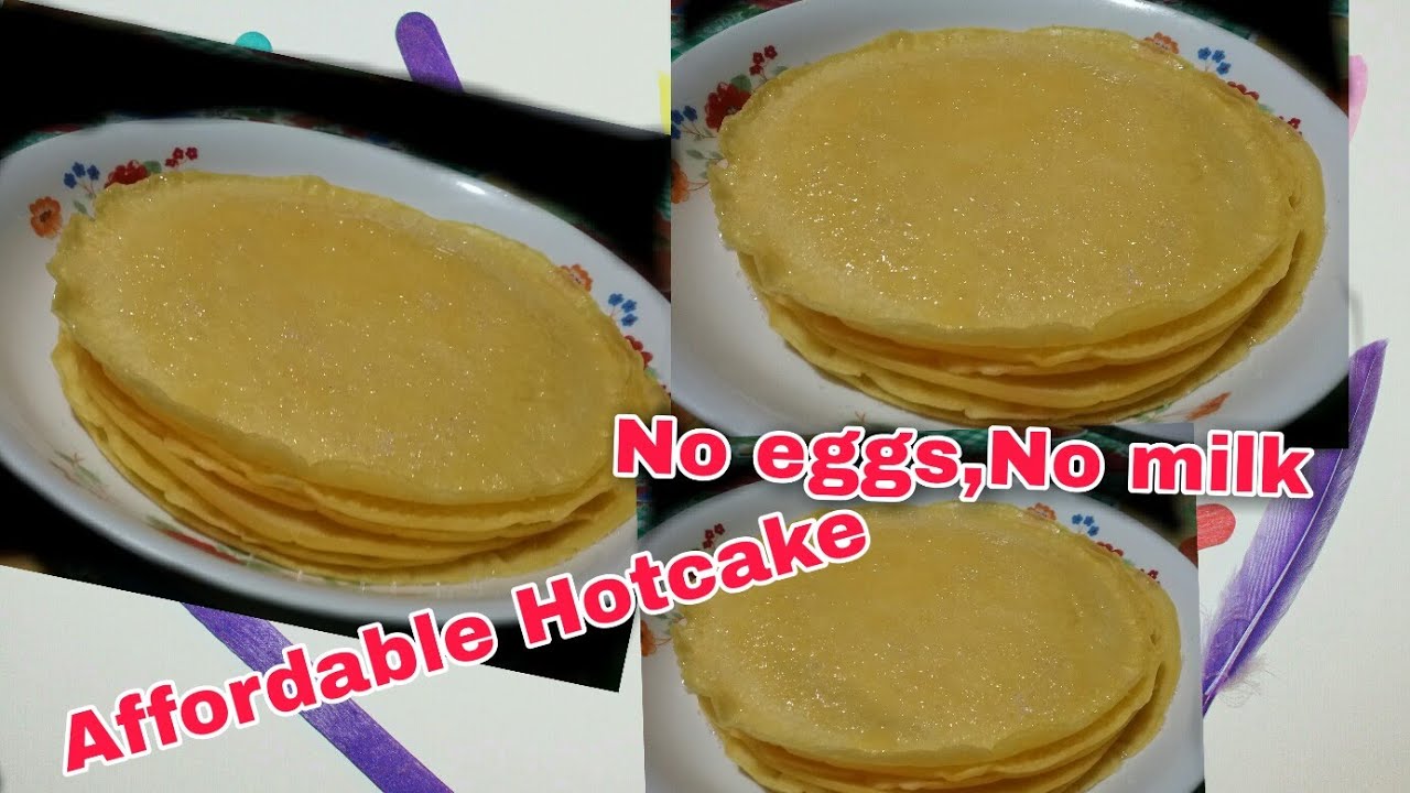 Easy and Affordable Hotcake/Without eggs & milk/Fluffy & Soft - YouTube
