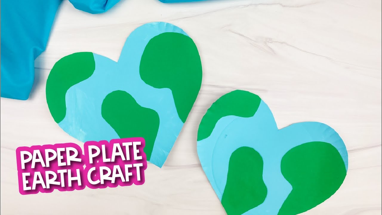 Paper Plate Earth Craft For Kids - YouTube