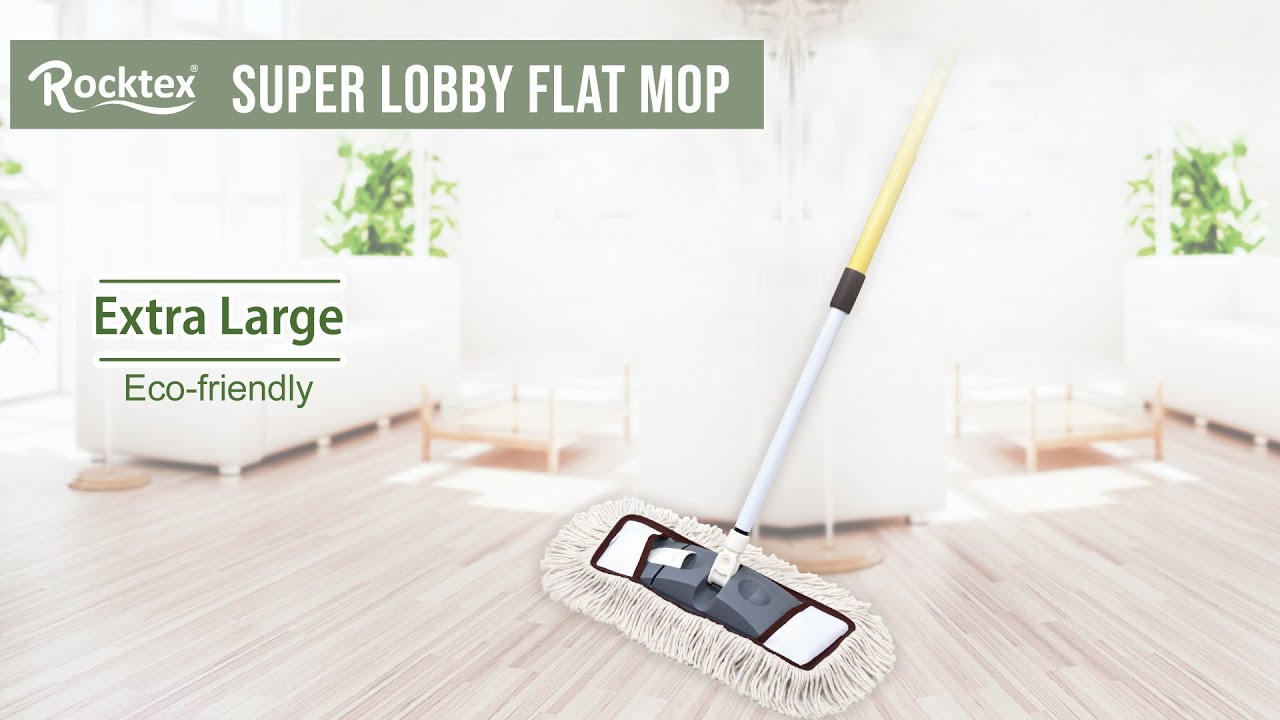 SUPER LOBBY FLAT MOP - YouTube