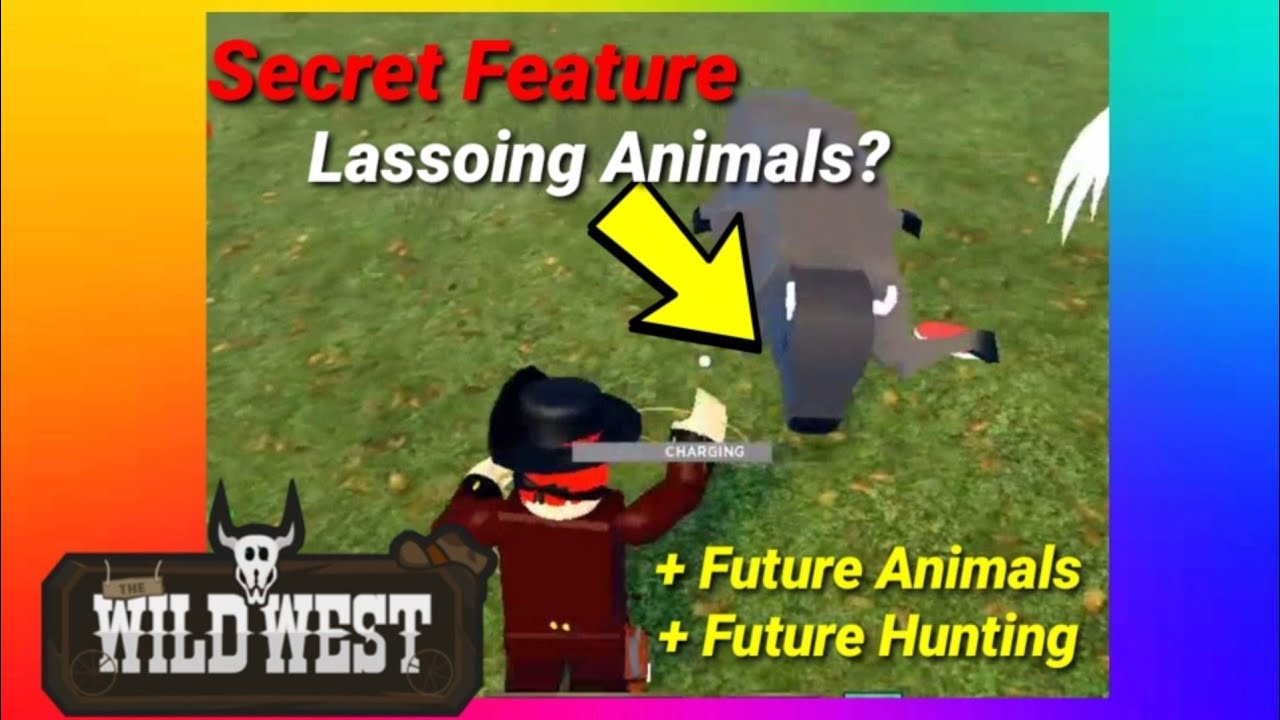 Secret Feature⁉️| Roblox Wild West| Lassoing Animals? - YouTube
