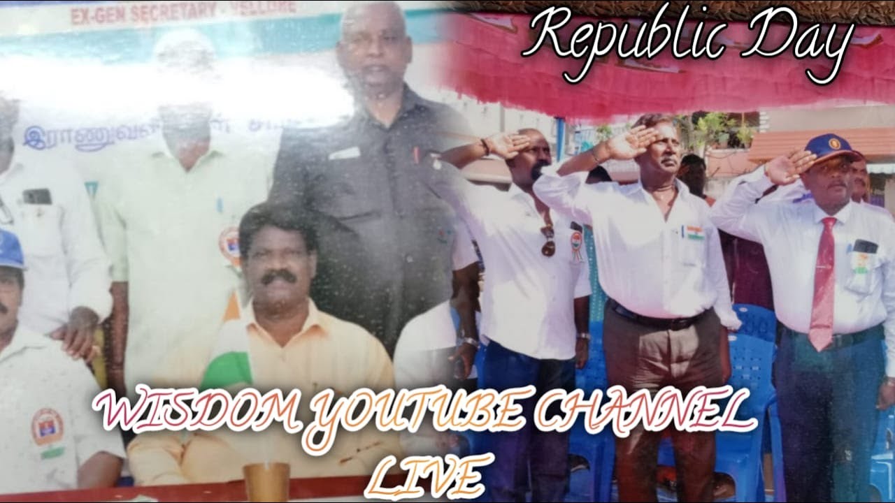 Republic day live at shenbakkam military building - YouTube