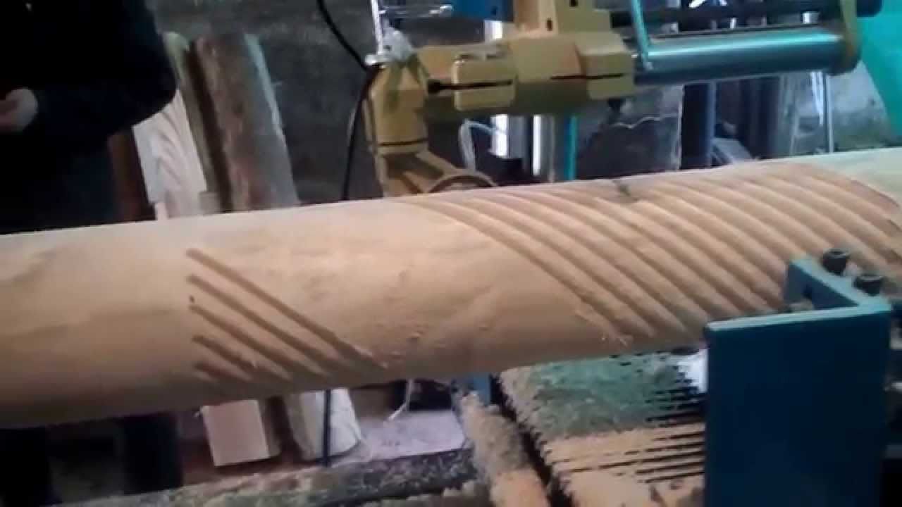 wood columns design cosen cnc woodworking lathe - YouTube