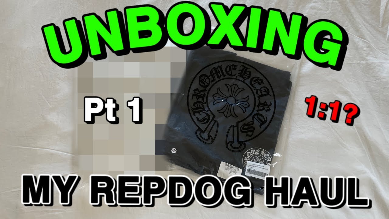 REVIEWING REP CHROME HEARTS! | repdog.cmon | DETAILED REVIEW! - YouTube