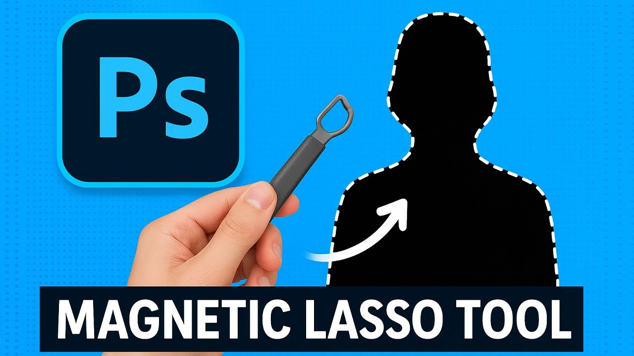 Magnetic Lasso Tool | Adobe Photoshop Tutorial For Beginners - YouTube