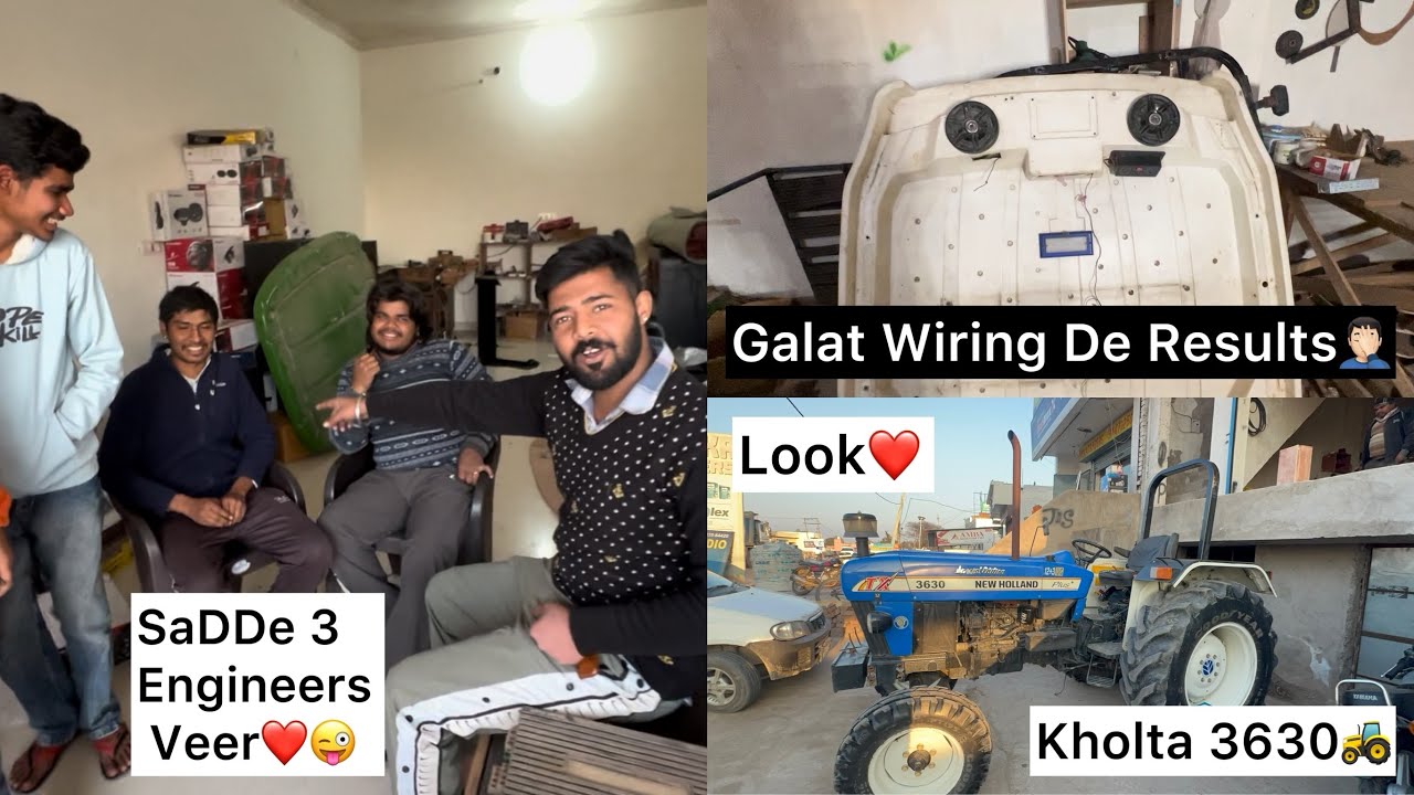 Galat Wiring De Results🤦🏻‍♂️// Kholta 3630🚜 // Look Check Karo😍 - YouTube