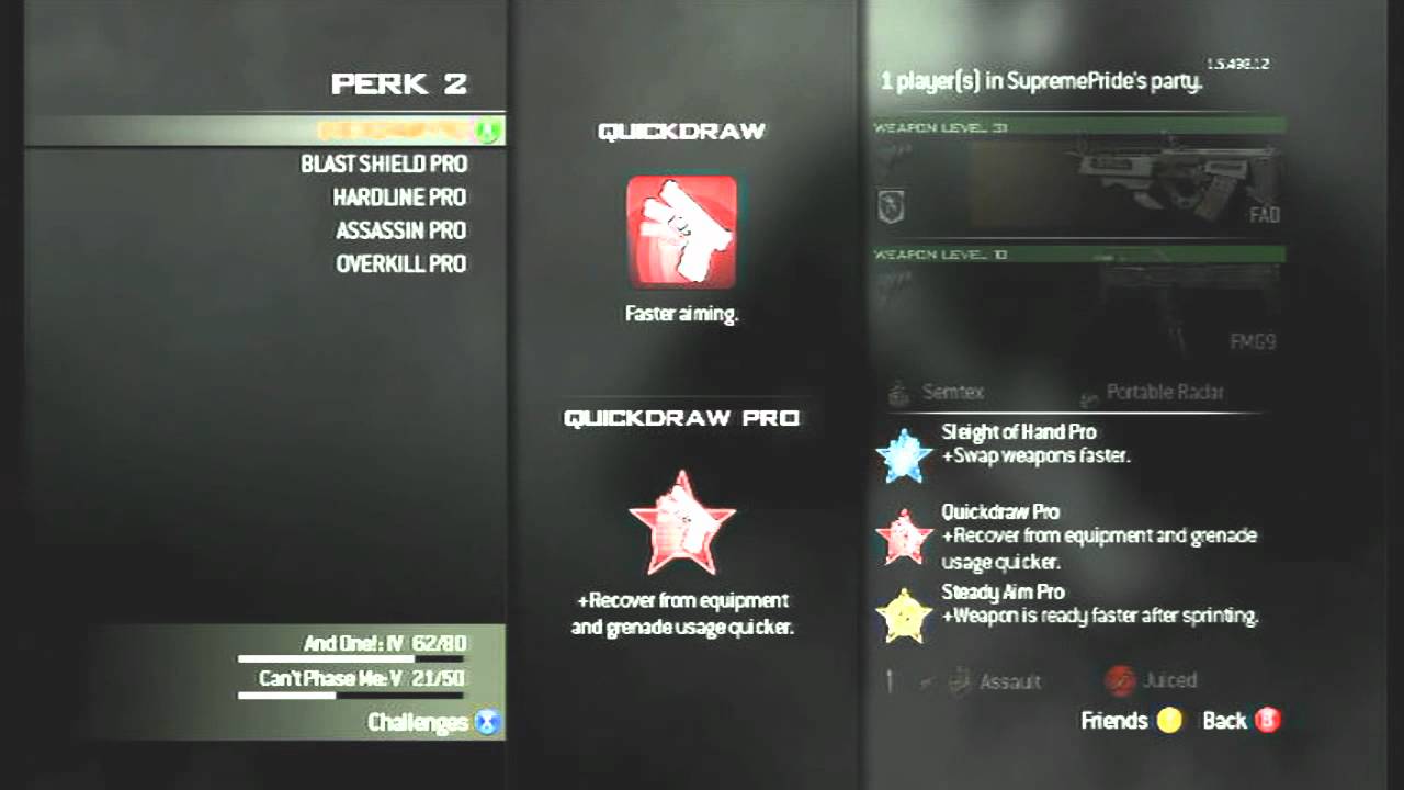 CoD MW3 - My Custom Classes - YouTube