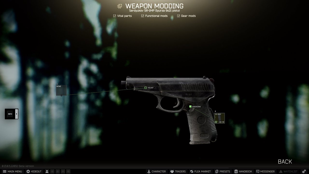 Serdykov SR-1MP Gyrza 9x21 pistol - Escape from Tarkov | Review #2 ...