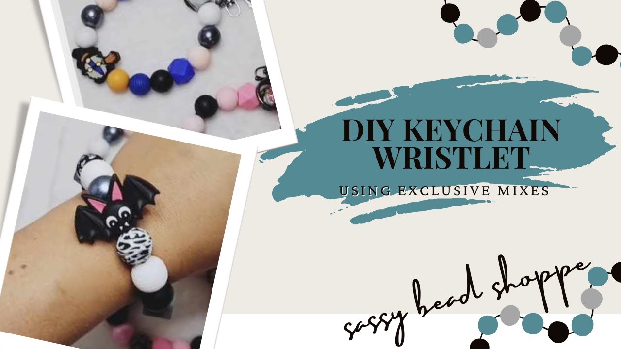 DIY KEYCHAIN WRISTLET | TUTORIAL - YouTube